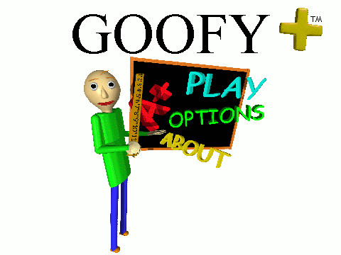 Goofy Plus Work In Progress for Baldi's Basics | Baldi Works In Progress