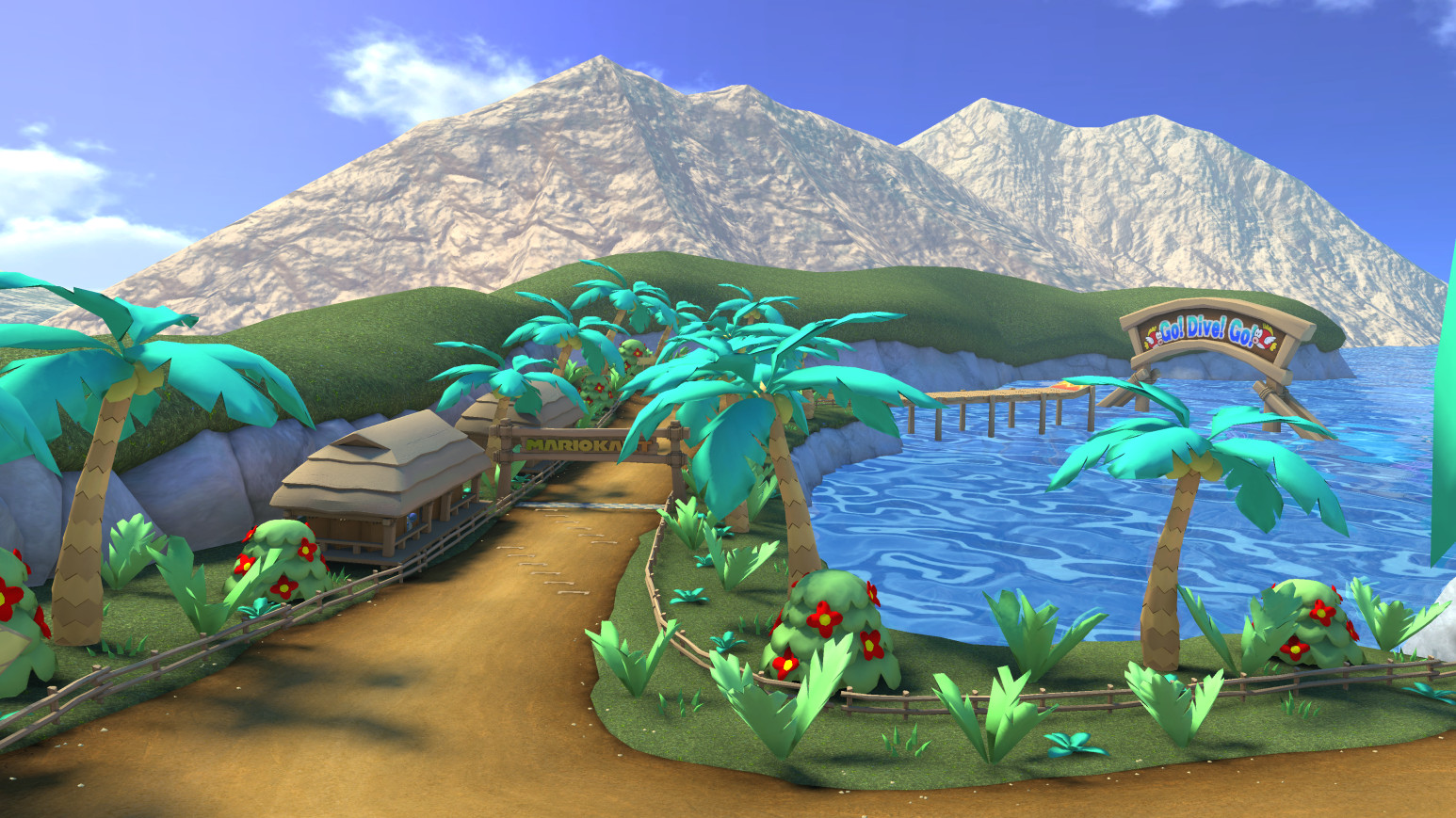 3DS Cheep Cheep Lagoon (Tour Port) Work In Progress for Mario Kart 8 ...