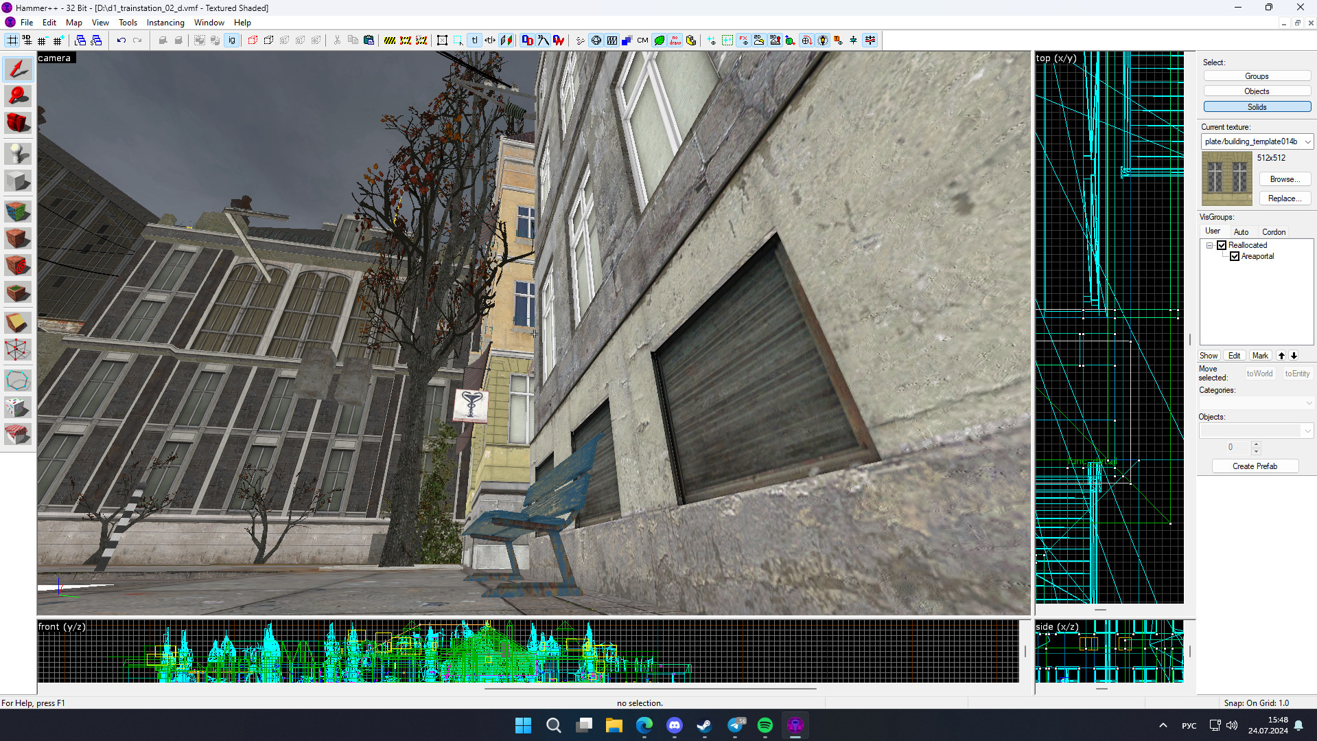 HL2 Geometry Rework (Buildings) Work In Progress for Half-Life 2 | HL2 Works In Progress