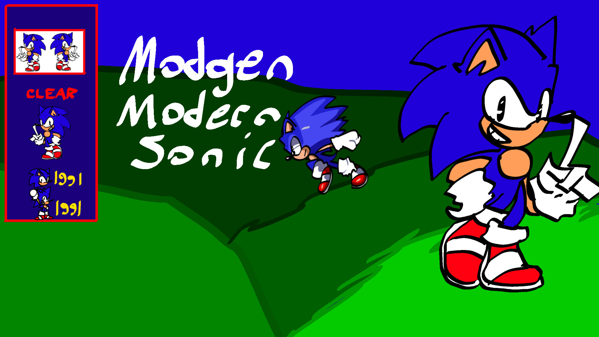 Yet Another Modgen Modern Sonic Mod Work In Progress for Sonic 3 A.I.R. | S3AIR Works In Progress