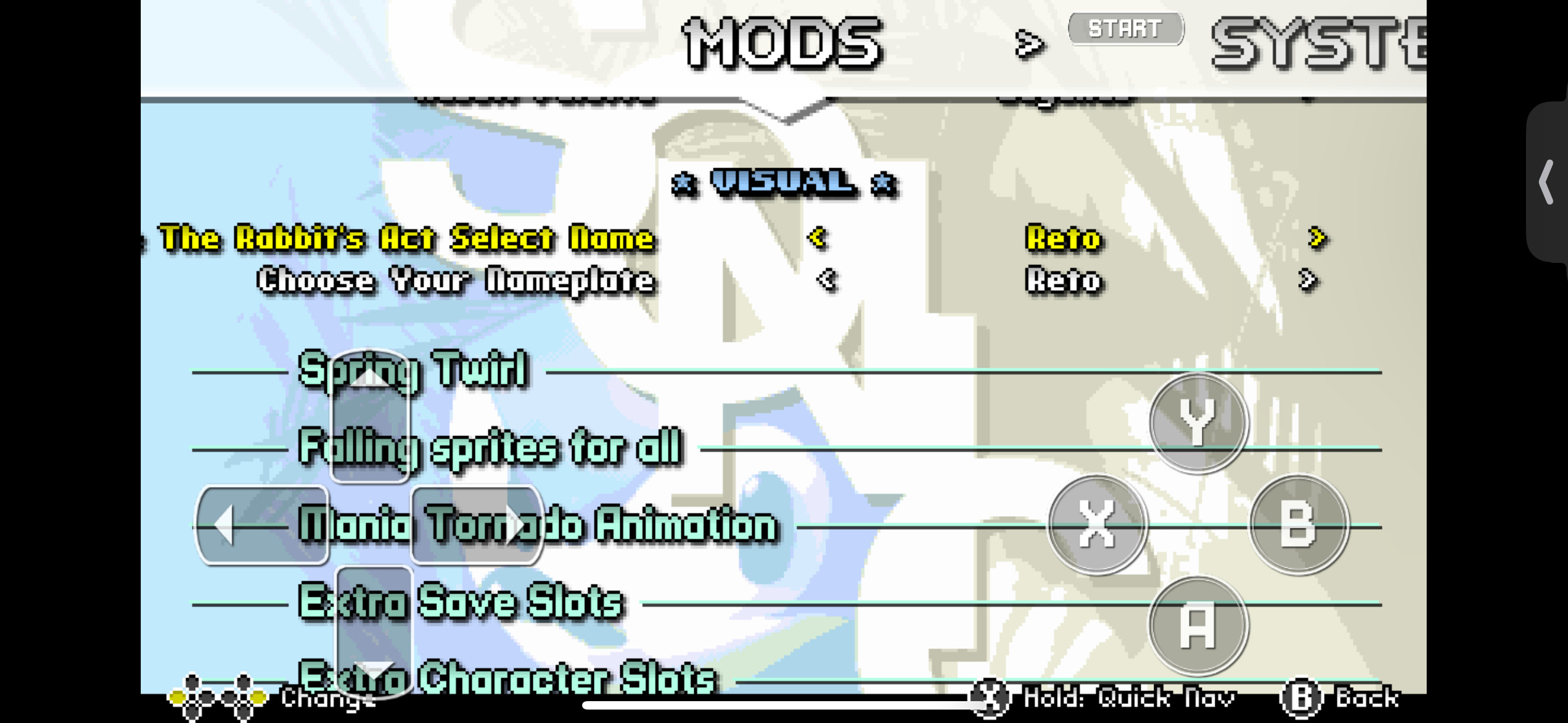 Extra Slot Feels/Max/Reto/Kicks/Rabbit Work In Progress for Sonic 3 A.I ...