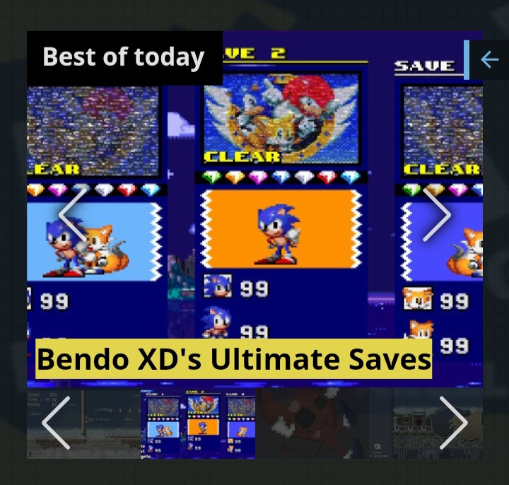 Bendo XD's Ultimate Saves Work In Progress for Sonic 3 A.I.R. | S3AIR ...