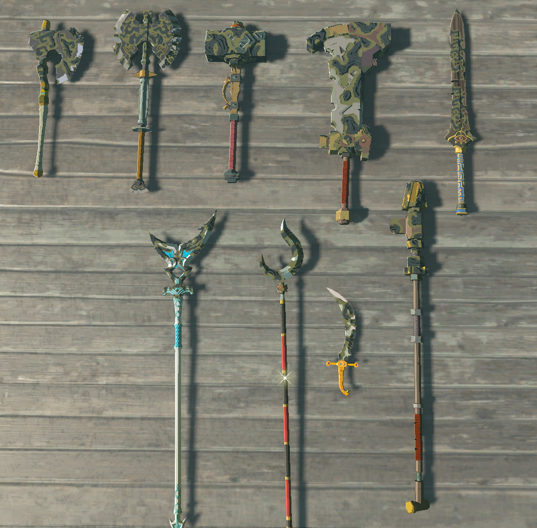 BotW Weapon Restoration Project! Work In Progress for The Legend of ...