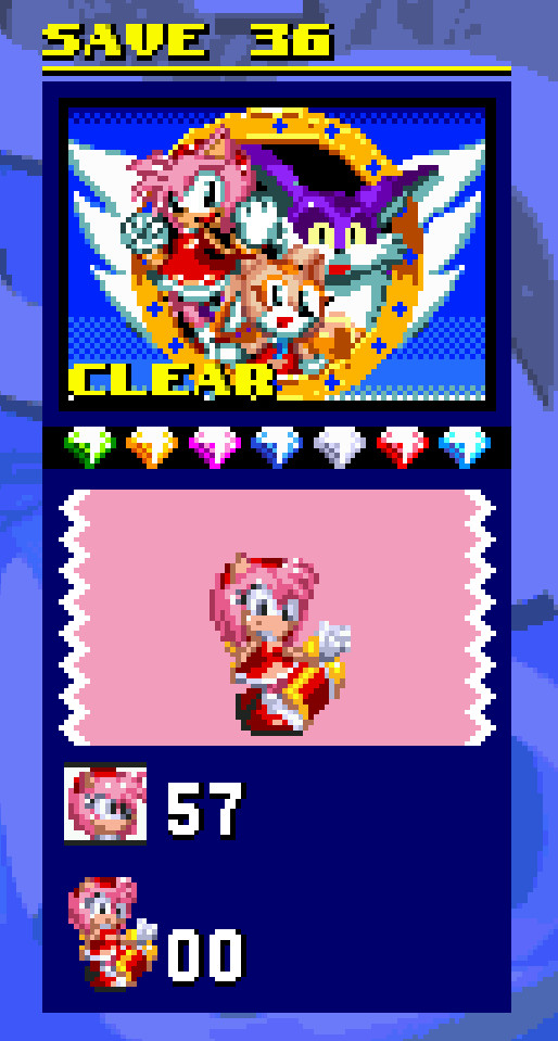 Extra Slot Modern Amy Work In Progress for Sonic 3 A.I.R. | S3AIR Works ...