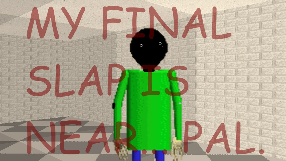 Baldi.EXE ( DONE ) Work In Progress for Baldi's Basics | Baldi Works In ...