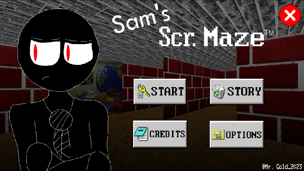 Sam's Screensaver Maze Work In Progress for Baldi's Basics | Baldi ...