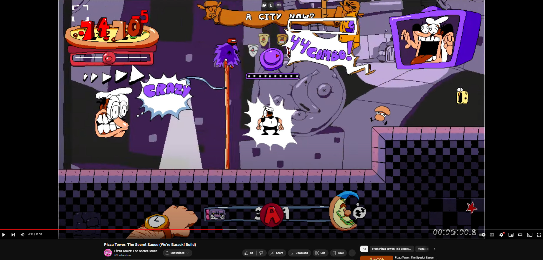 Pizza Tower: Secret Sauce Work In Progress for Pizza Tower | PT Works ...