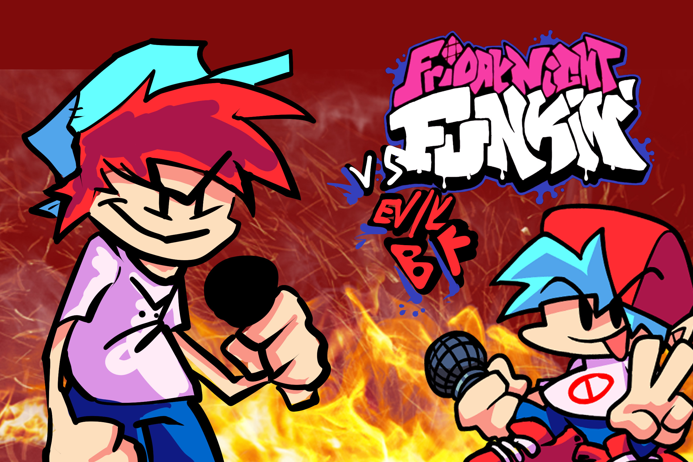 Vs EVIL BF!!! Work In Progress for Friday Night Funkin' | FNF Works In ...