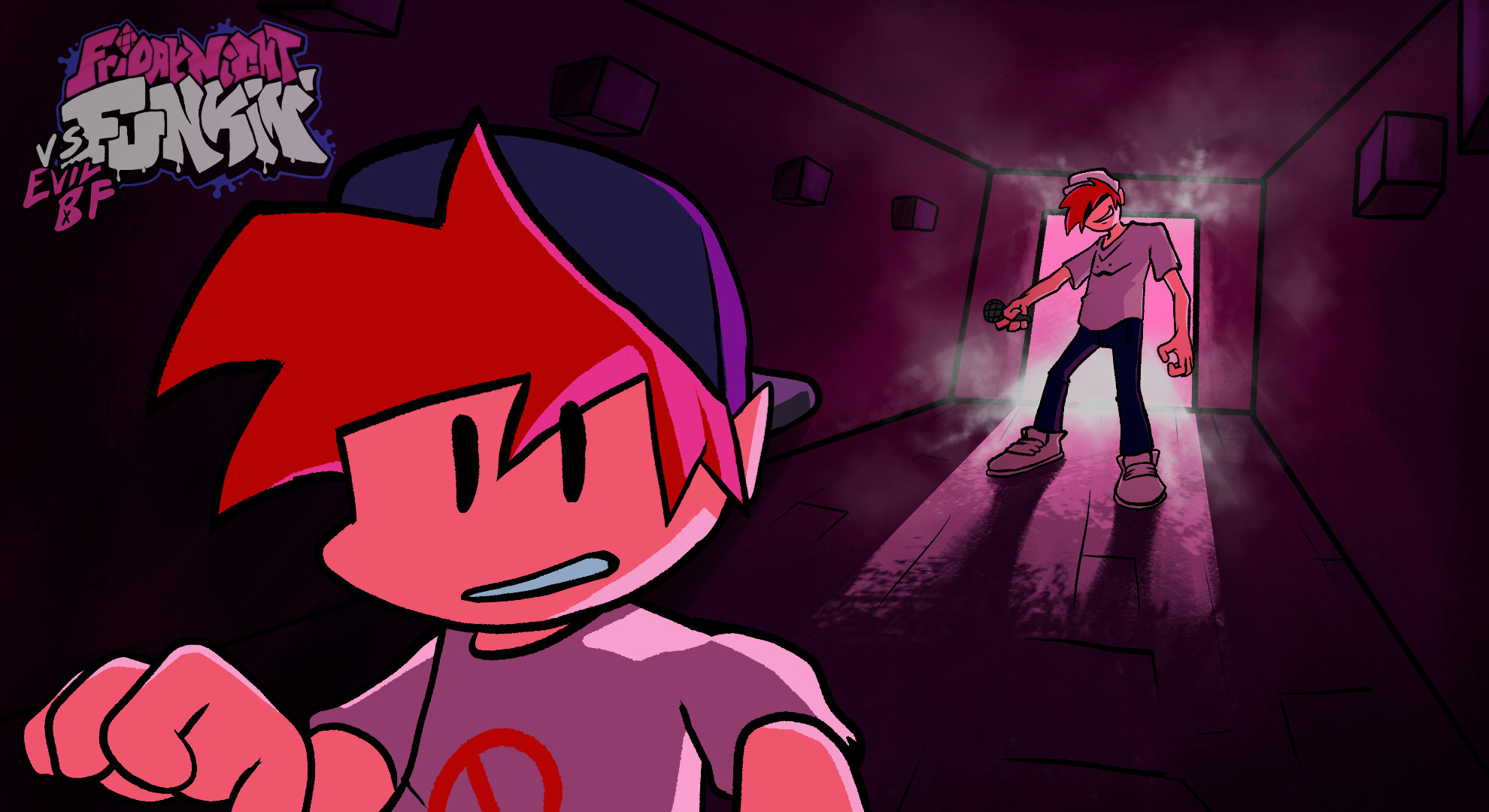 Vs EVIL BF!!! Work In Progress for Friday Night Funkin' | FNF Works In ...