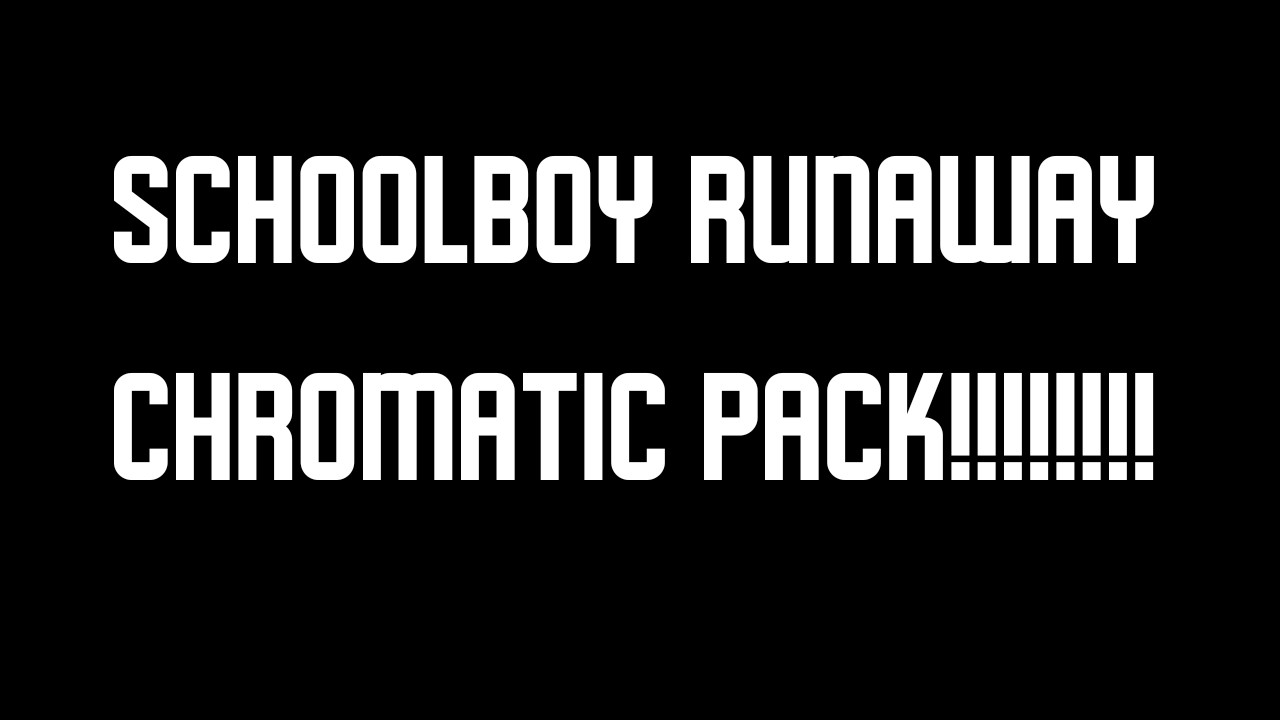 Schoolboy Runaway Chromatic pack V2 in development Work In Progress for ...
