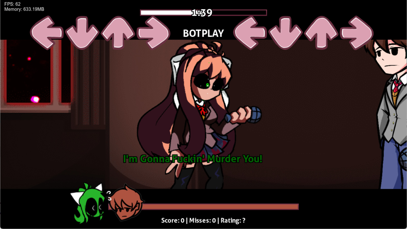 V.S Monika.EXE + (DEMO W.I.P PAGE) Work In Progress for Friday Night ...