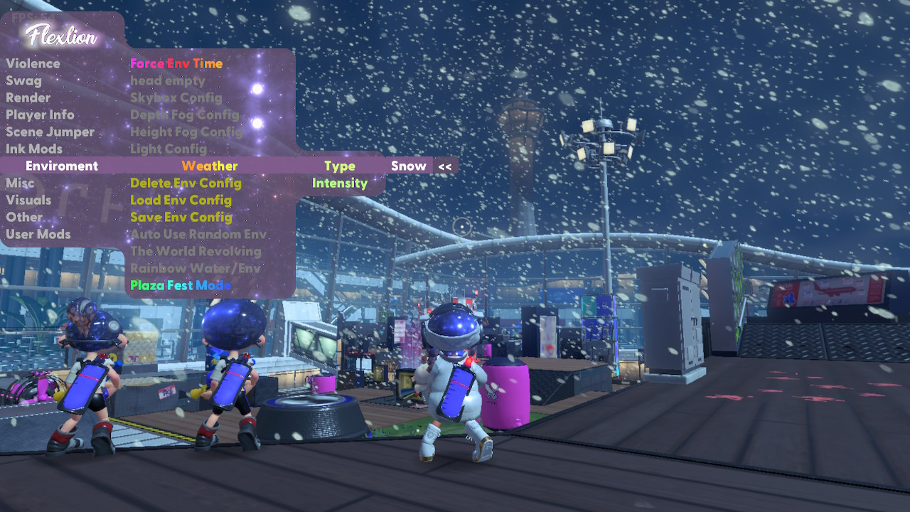 Flexlion Mod Menu Work In Progress for Splatoon 3 | Splatoon 3 Works In ...