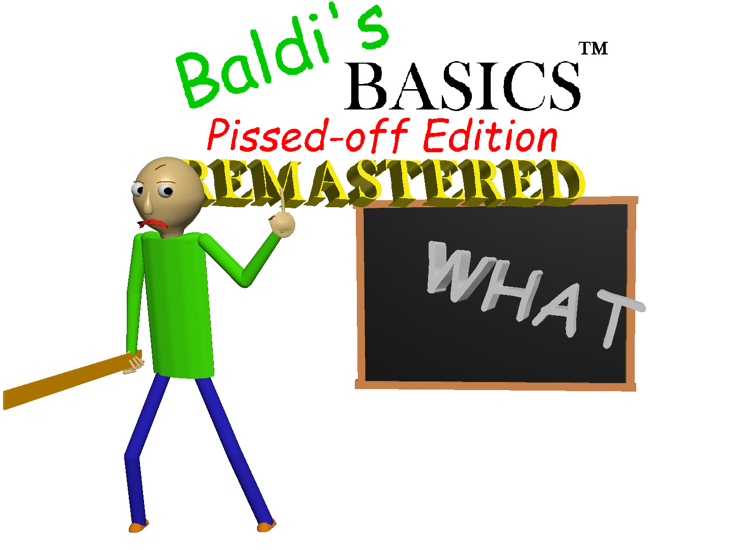 [SENSITIVE CONTENT] Baldi's Basics: Pissed-Off Edition Remastered Work ...