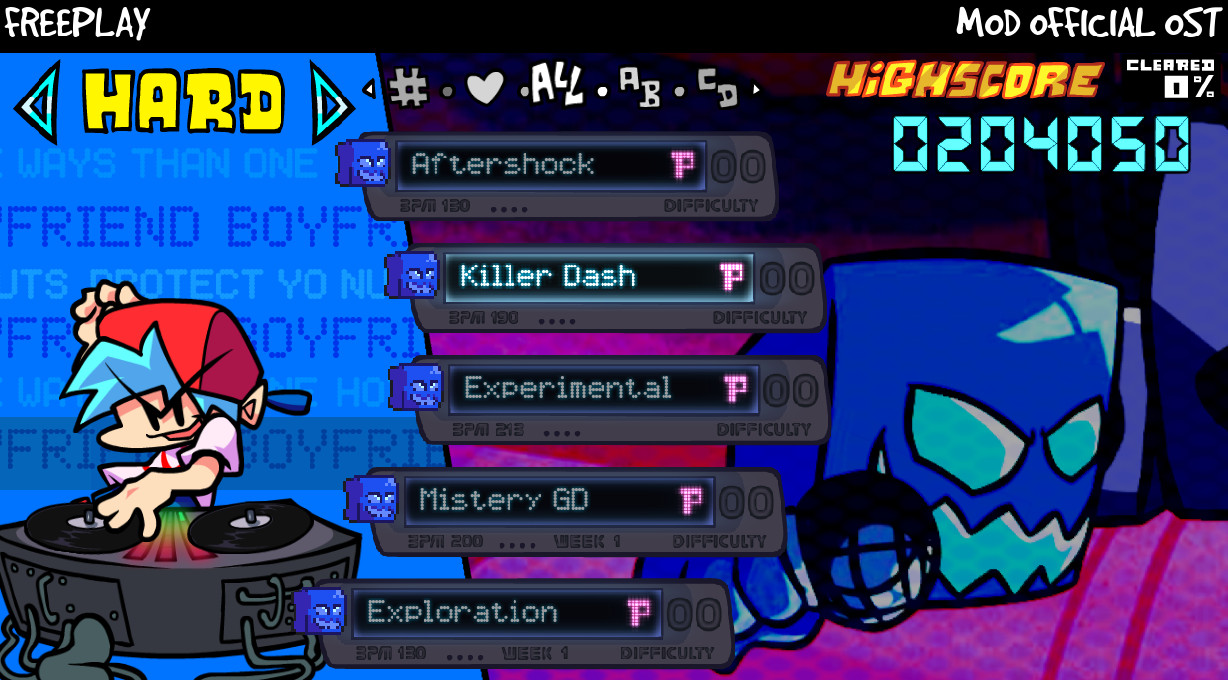 FNF: Vs Geometry Dash SubZero Pre-Release 3.0 Work In Progress for ...