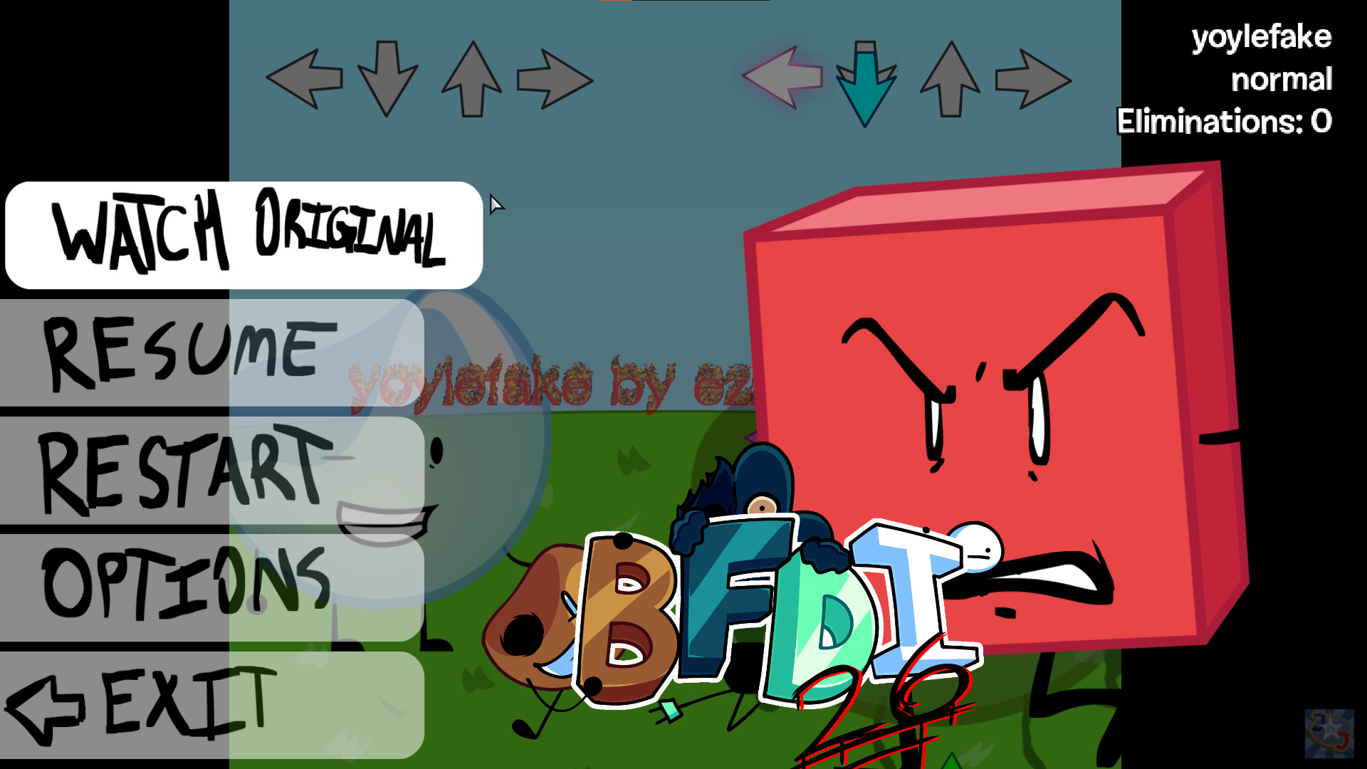BFDI 26 WIP. Work In Progress for Friday Night Funkin' | FNF Works In ...