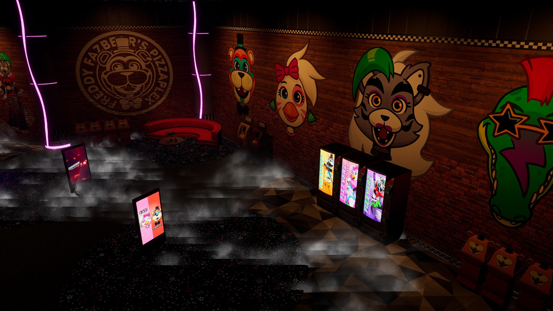 Fnaf Added Areas Work In Progress for Five Nights at Freddy's Security Breach | FNaF: SB Works ...