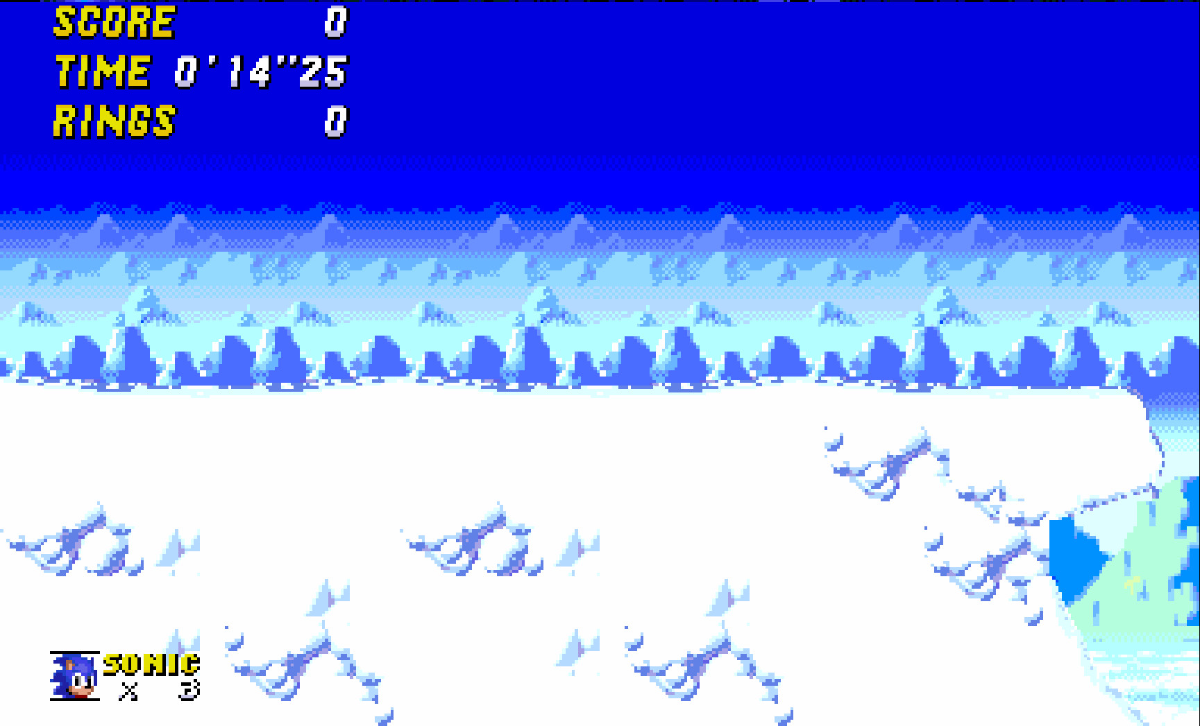 Ice Cap Zone Work In Progress for Sonic The Hedgehog 2 Absolute | S2A ...