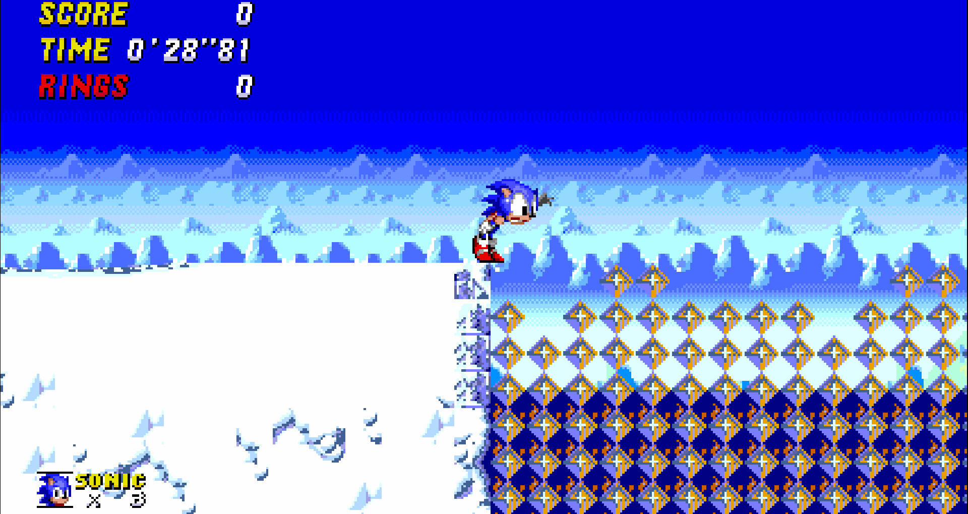 Ice Cap Zone Work In Progress for Sonic The Hedgehog 2 Absolute | S2A ...