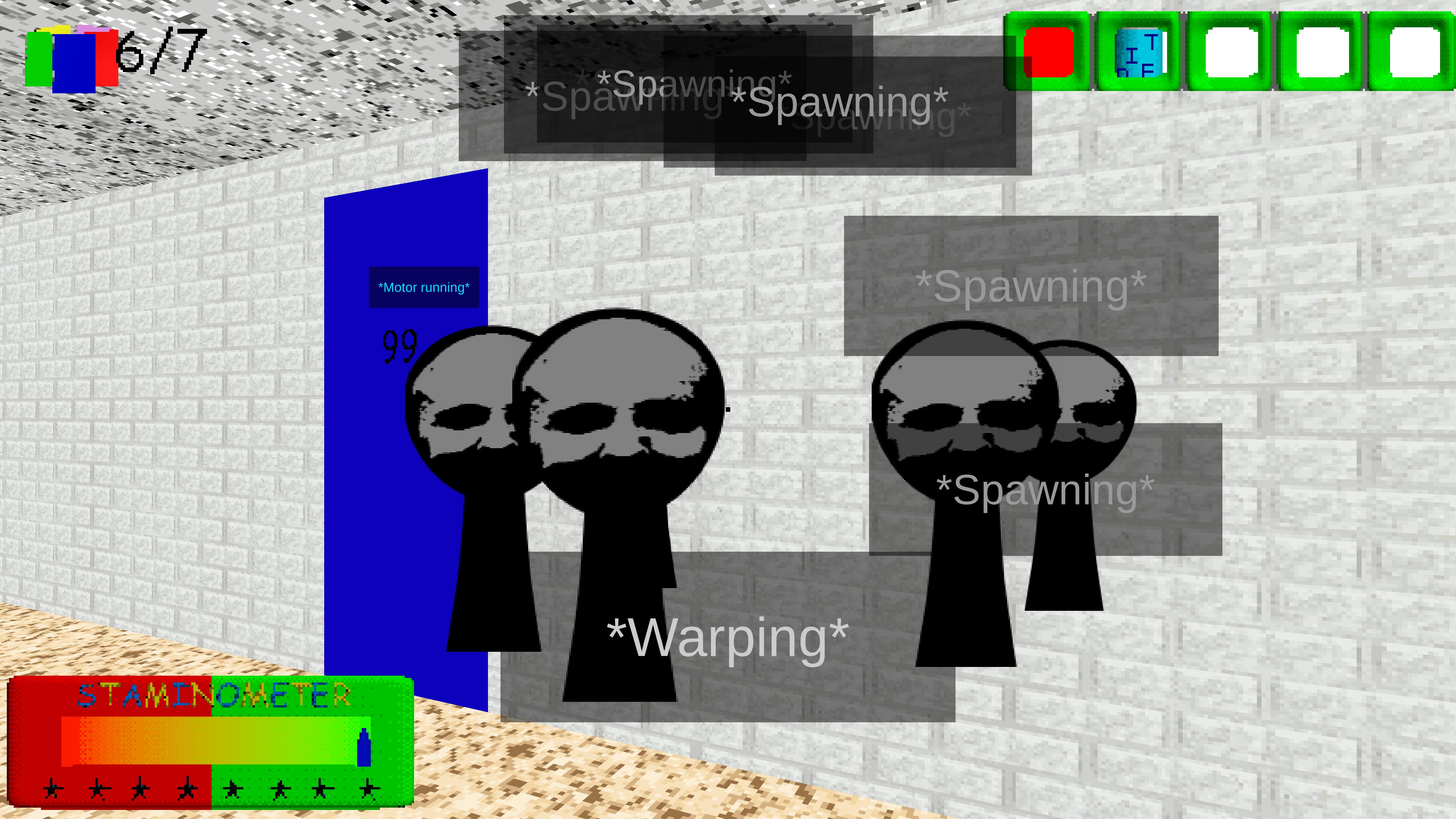 Black over watcher Work In Progress for Baldi's Basics | Baldi Works In ...