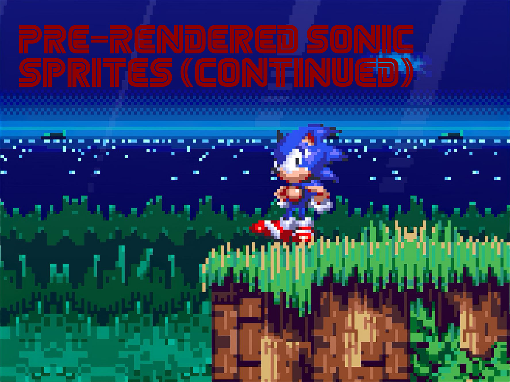 Pre-rendered Sonic (Continued) Work In Progress for Sonic 3 A.I.R ...