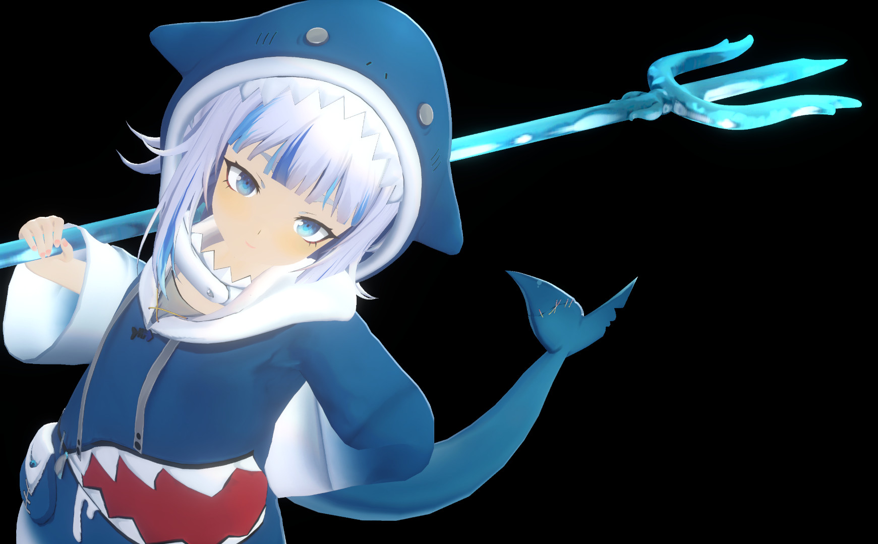WIP "Soukaku as Shark" (Hololive) Work In Progress for Zenless Zone ...