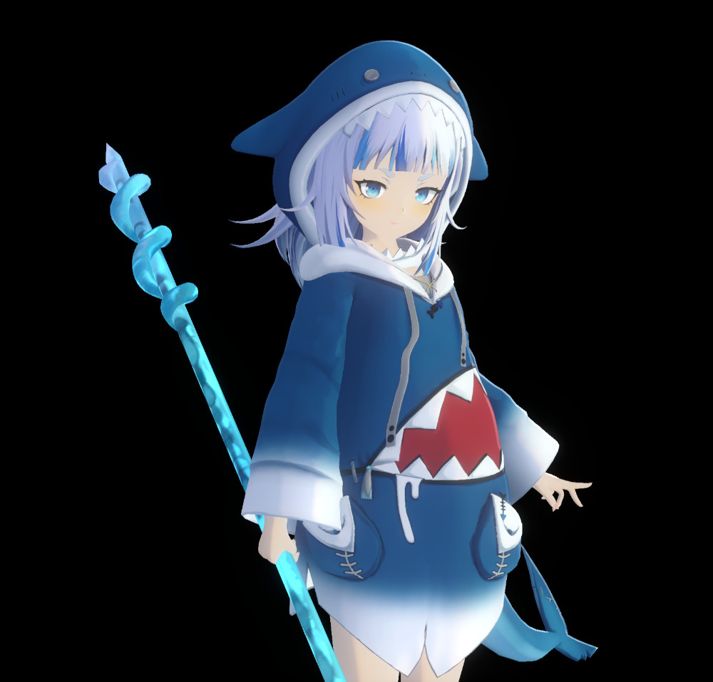 WIP "Soukaku as Shark" (Hololive) Work In Progress for Zenless Zone ...