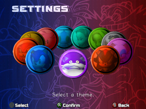 Big the Cat Menu screen Work In Progress for Sonic Adventure 2 | SA2 ...