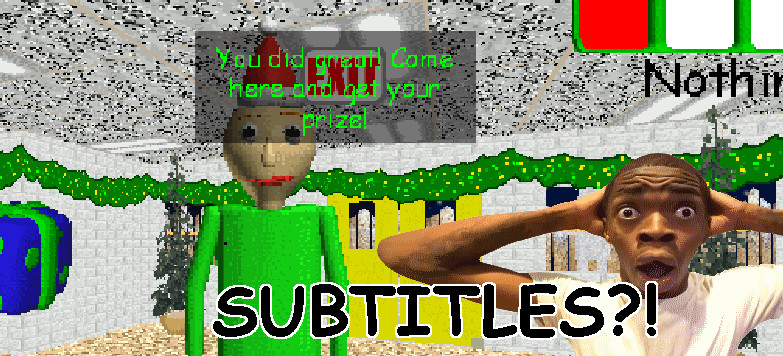 Baldi's Christmas Party (OUT) Work In Progress for Baldi's Basics ...