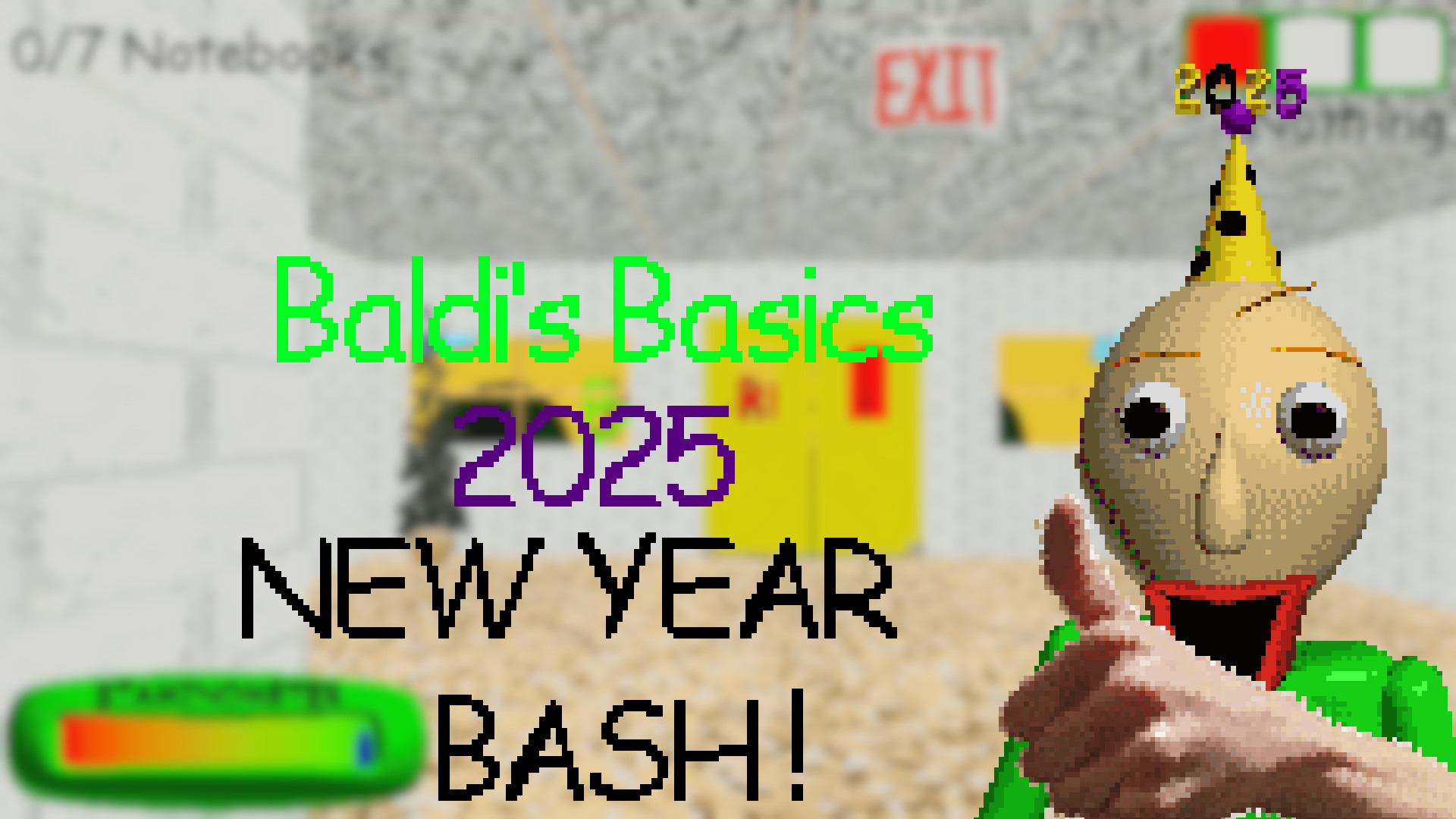 ( IN DEV ) Baldi's Basics 2025 NEW YEAR Bash Work In Progress for Baldi ...
