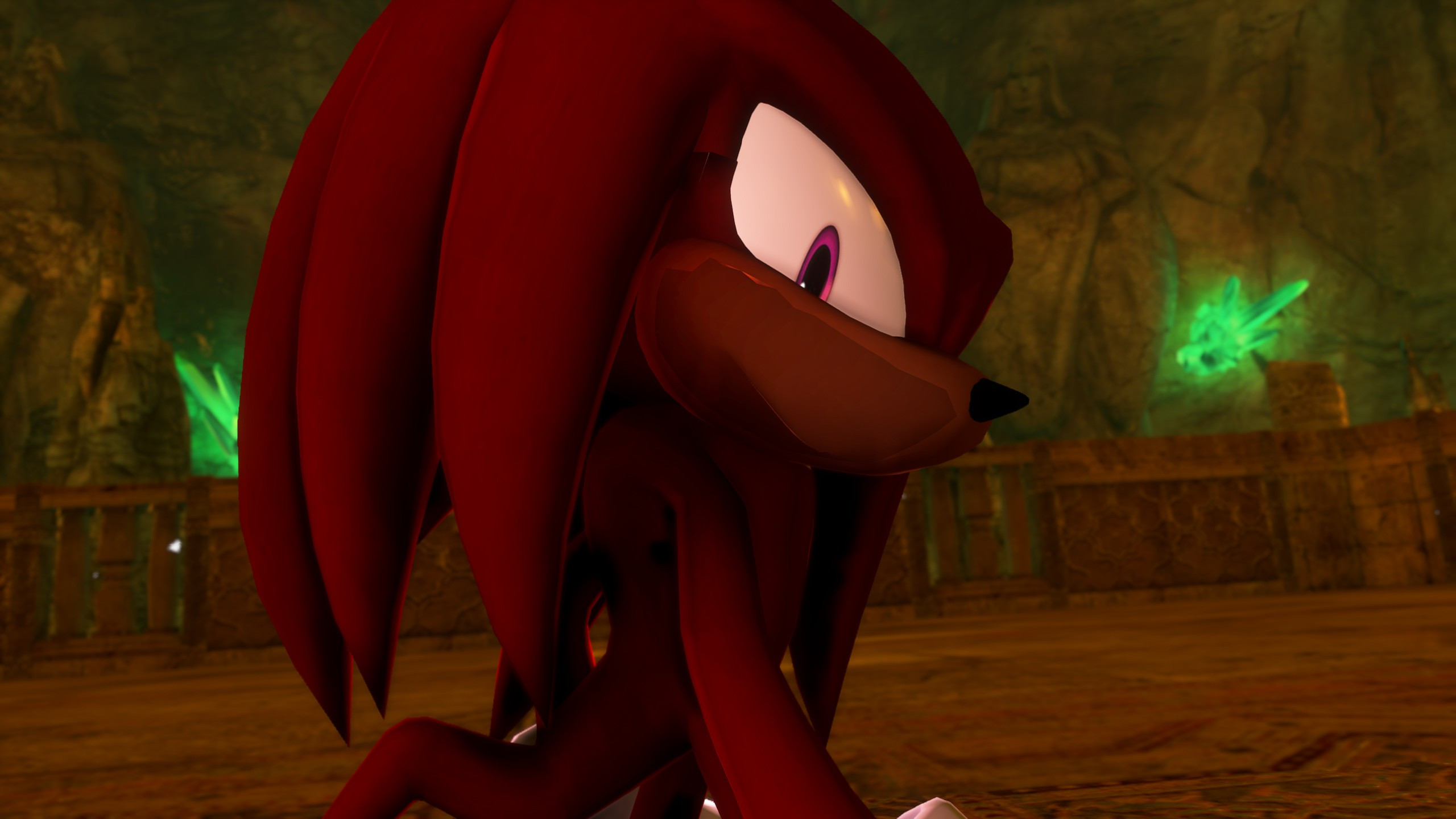 &Knuckles Work In Progress for Shadow Generations | SXSGShadow Works In ...