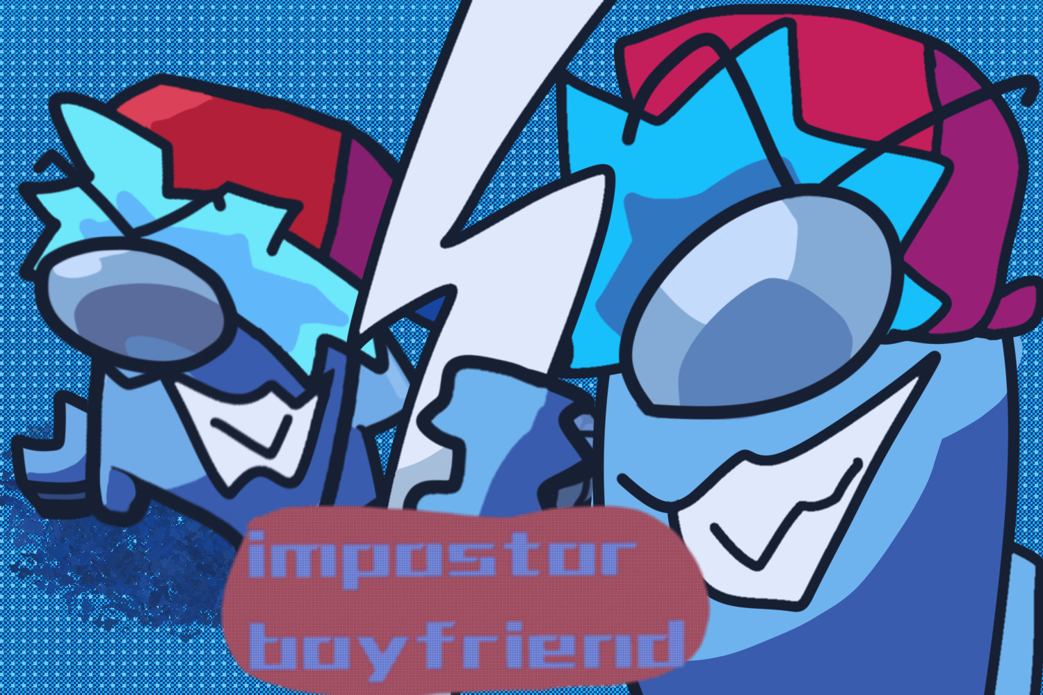 impostor boyfriend Work In Progress for Friday Night Funkin' | FNF ...