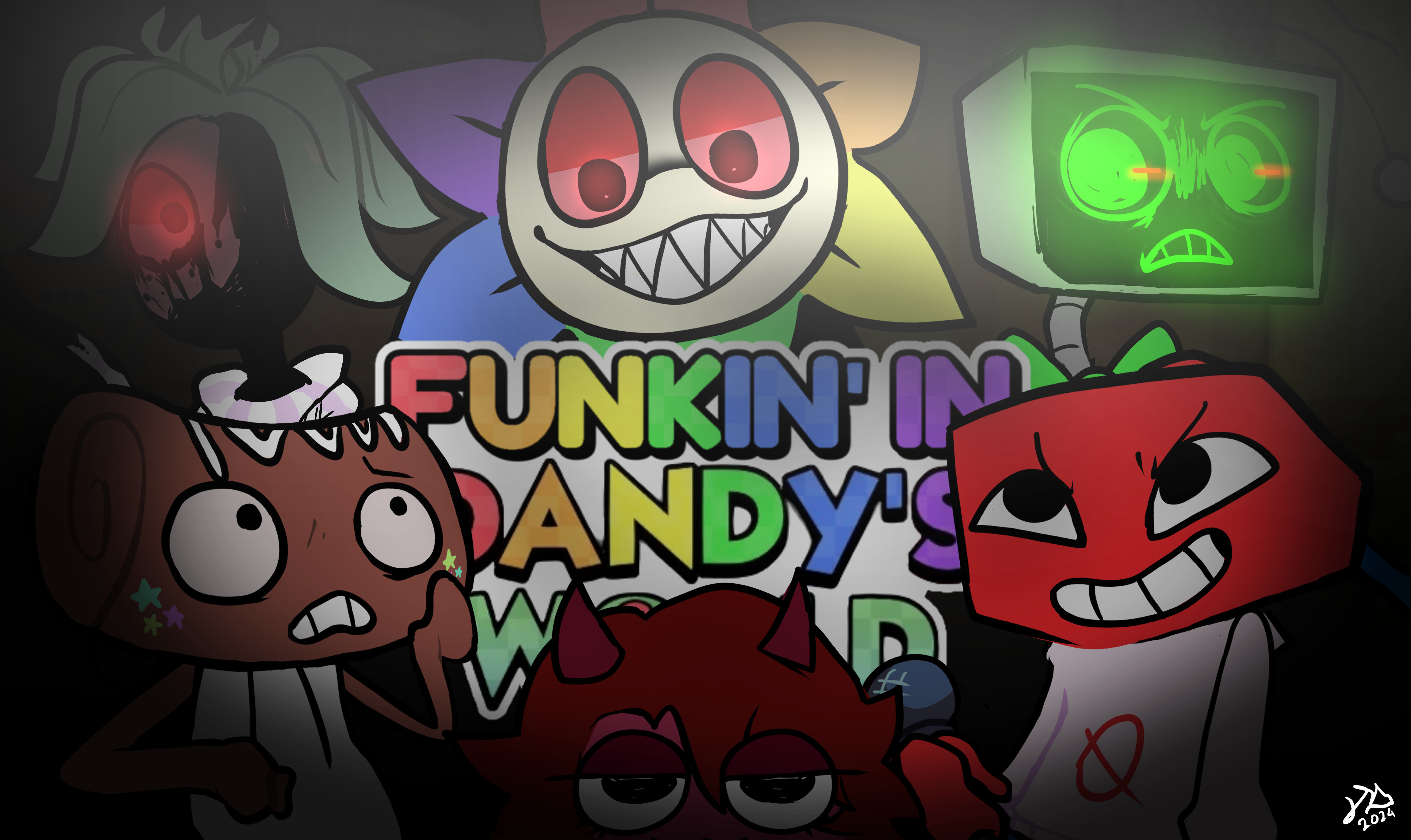 FNF: Funkin’ in Dandy's world Work In Progress for Friday Night Funkin ...