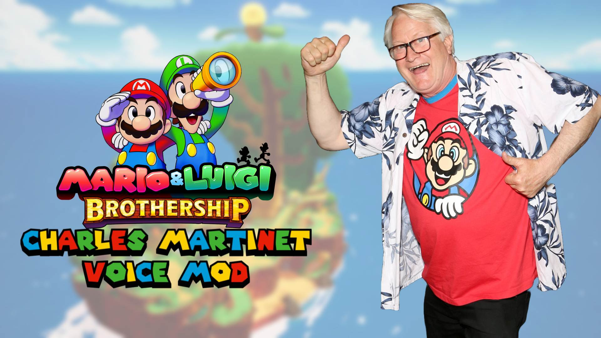 Charles Martinet Voice Work In Progress for Mario & Luigi: Brothership ...
