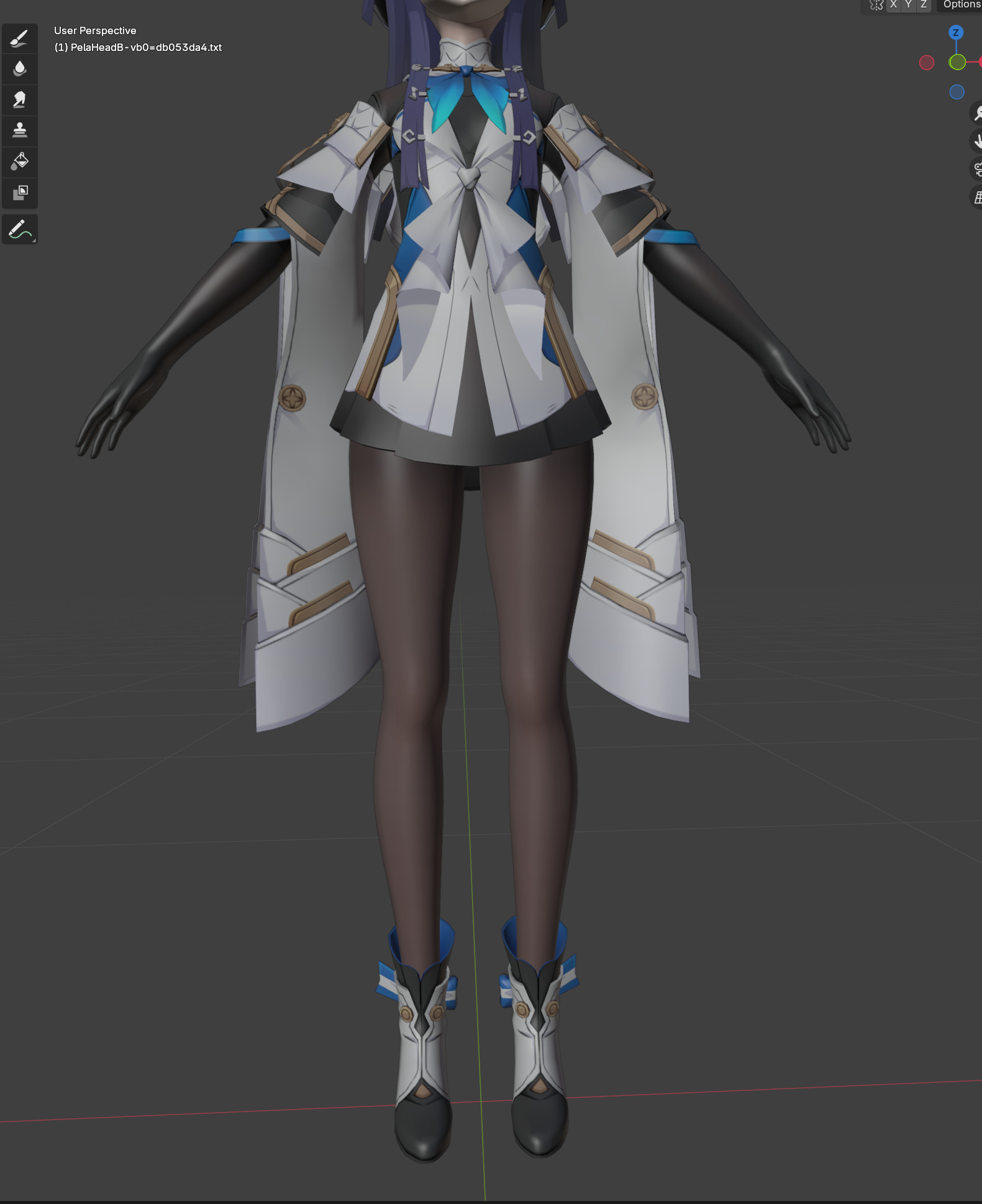 Pela Lighter Tights Work In Progress for Honkai Star Rail | HSR Works ...