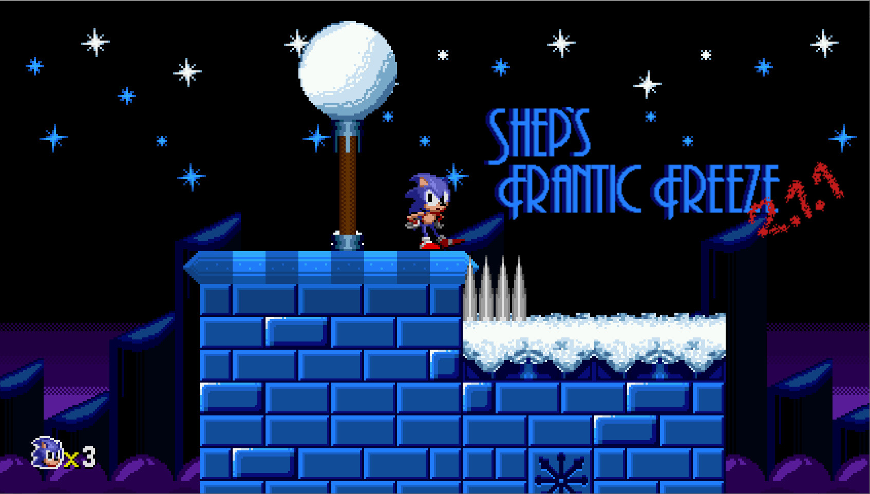 Shep's Frantic Freeze Work In Progress for Sonic CD (2011) | SCD Works ...