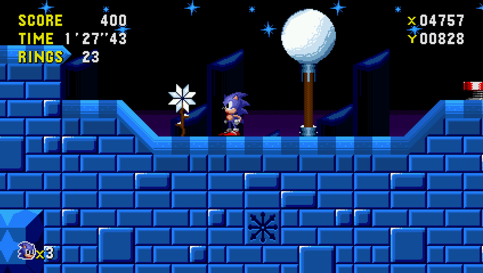Shep's Frantic Freeze Work In Progress for Sonic CD (2011) | SCD Works ...