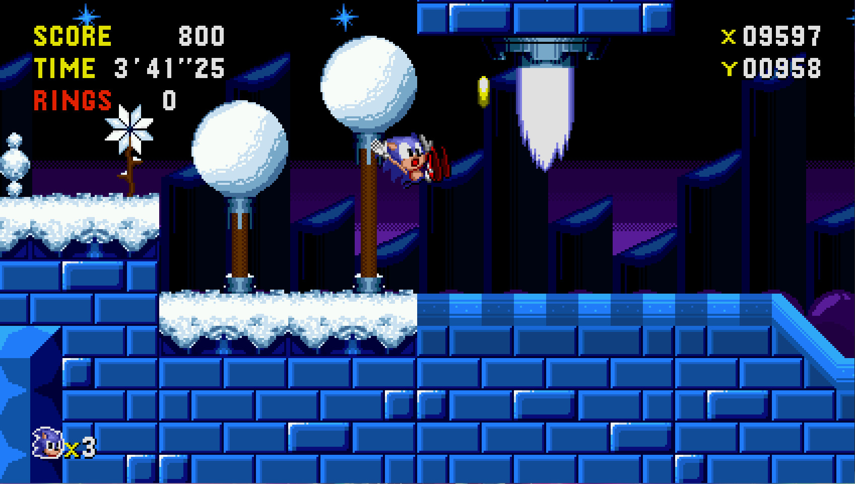 Shep's Frantic Freeze Work In Progress for Sonic CD (2011) | SCD Works ...