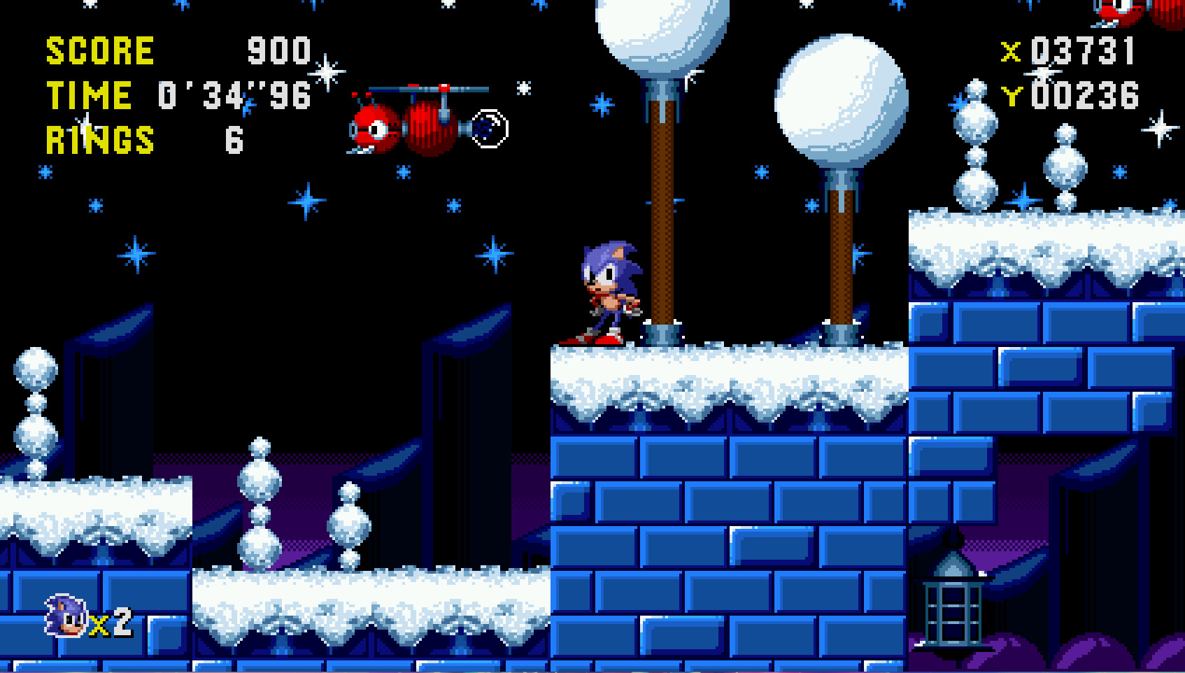 Shep's Frantic Freeze Work In Progress for Sonic CD (2011) | SCD Works ...