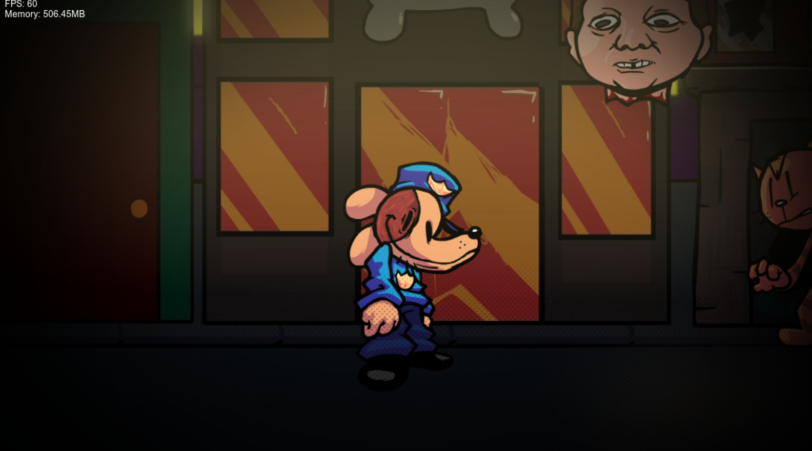 Dog Man's Comical Bones Work In Progress for Friday Night Funkin' | FNF ...