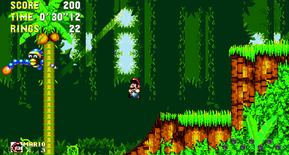 Extra Slot Mario Work In Progress for Sonic 3 A.I.R. | S3AIR Works In ...