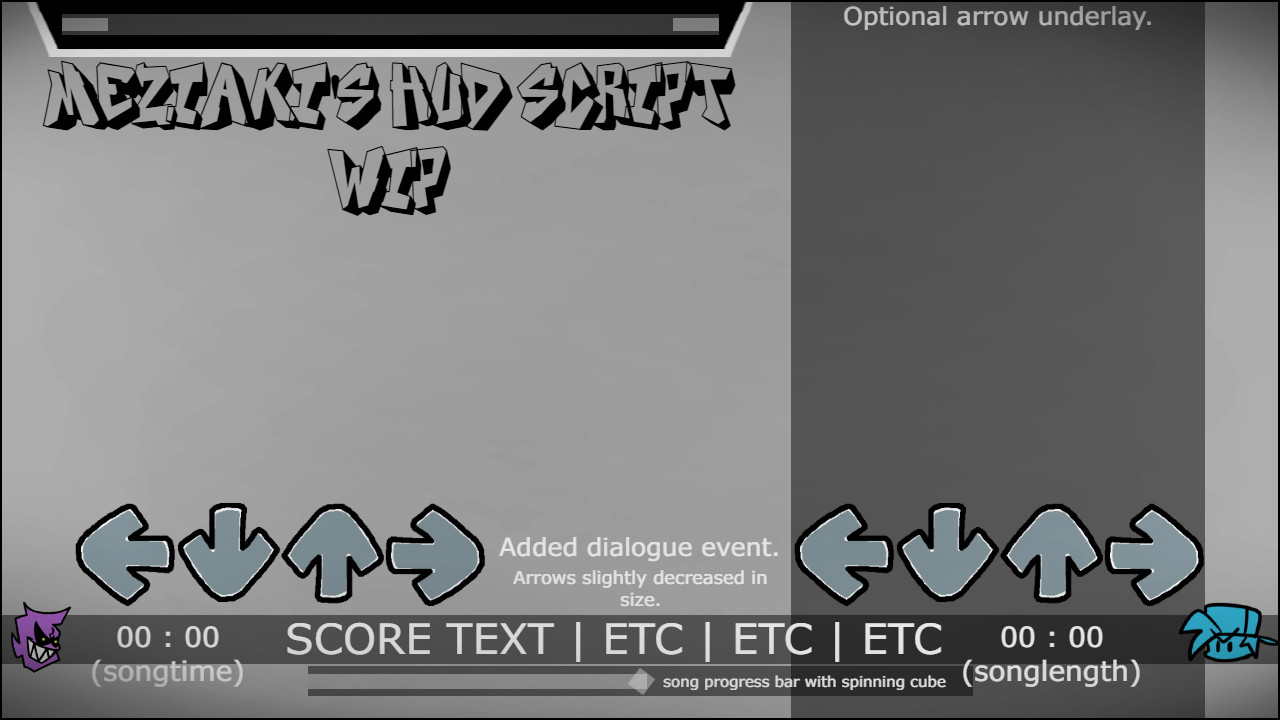 Meziaki's HUD script. Work In Progress for Friday Night Funkin' | FNF ...