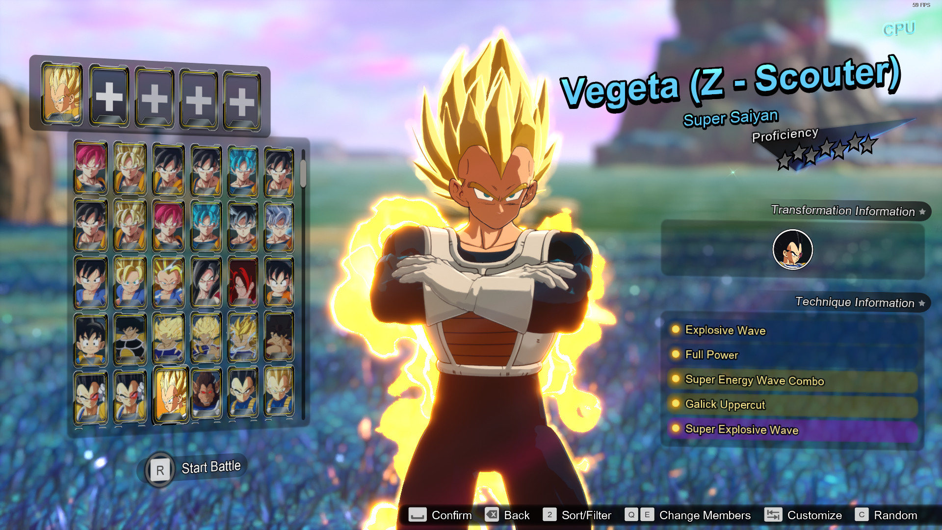 Vegeta (Z - Scouter) Super Saiyan Transformation Work In Progress for ...