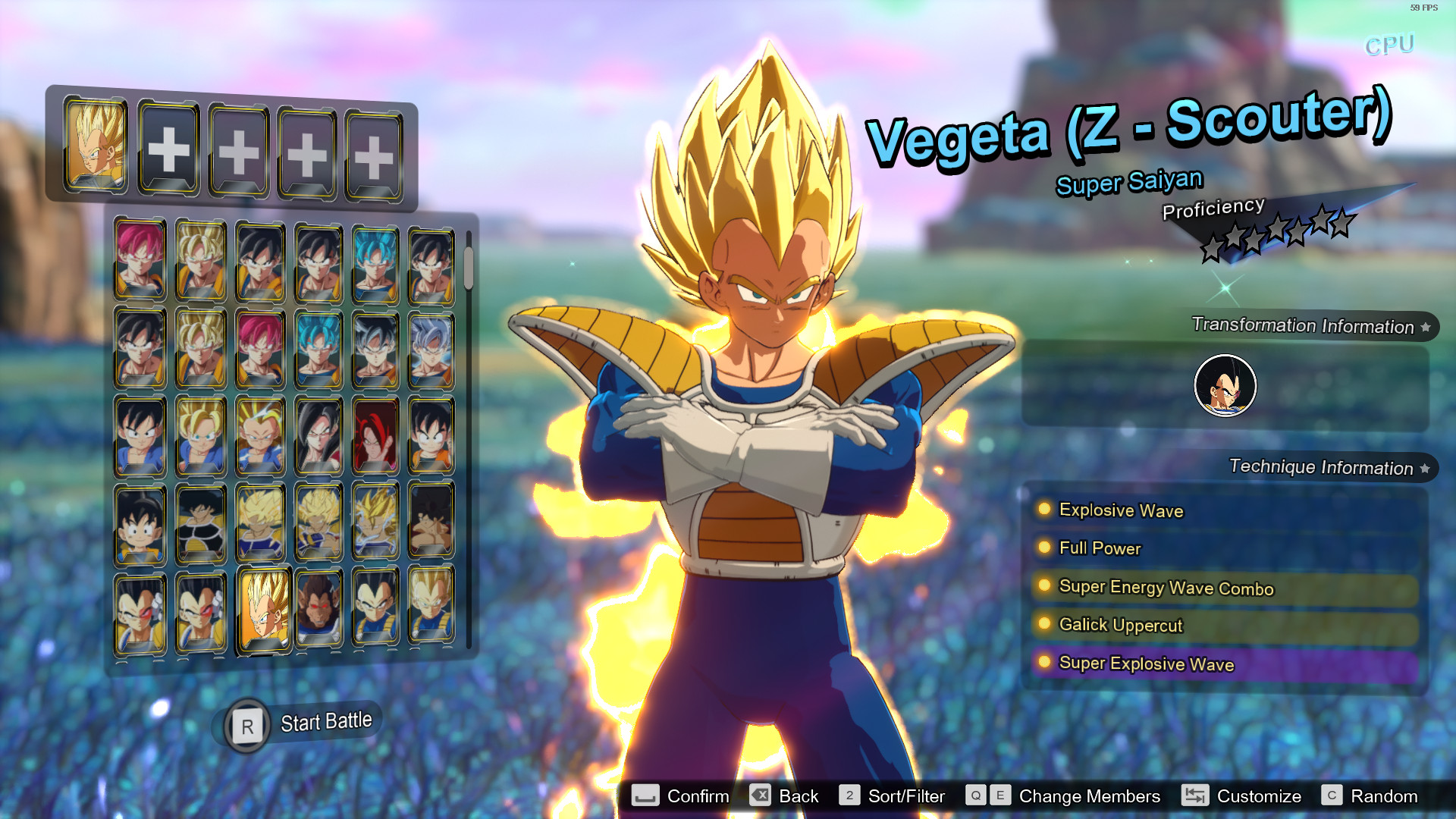 Vegeta (Z - Scouter) Super Saiyan Transformation Work In Progress for ...
