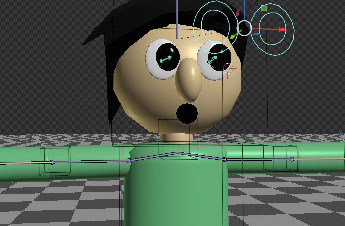 Student Model Rig For Blender PRE RELEASED Work In Progress for Baldi's Basics | Baldi Works In ...