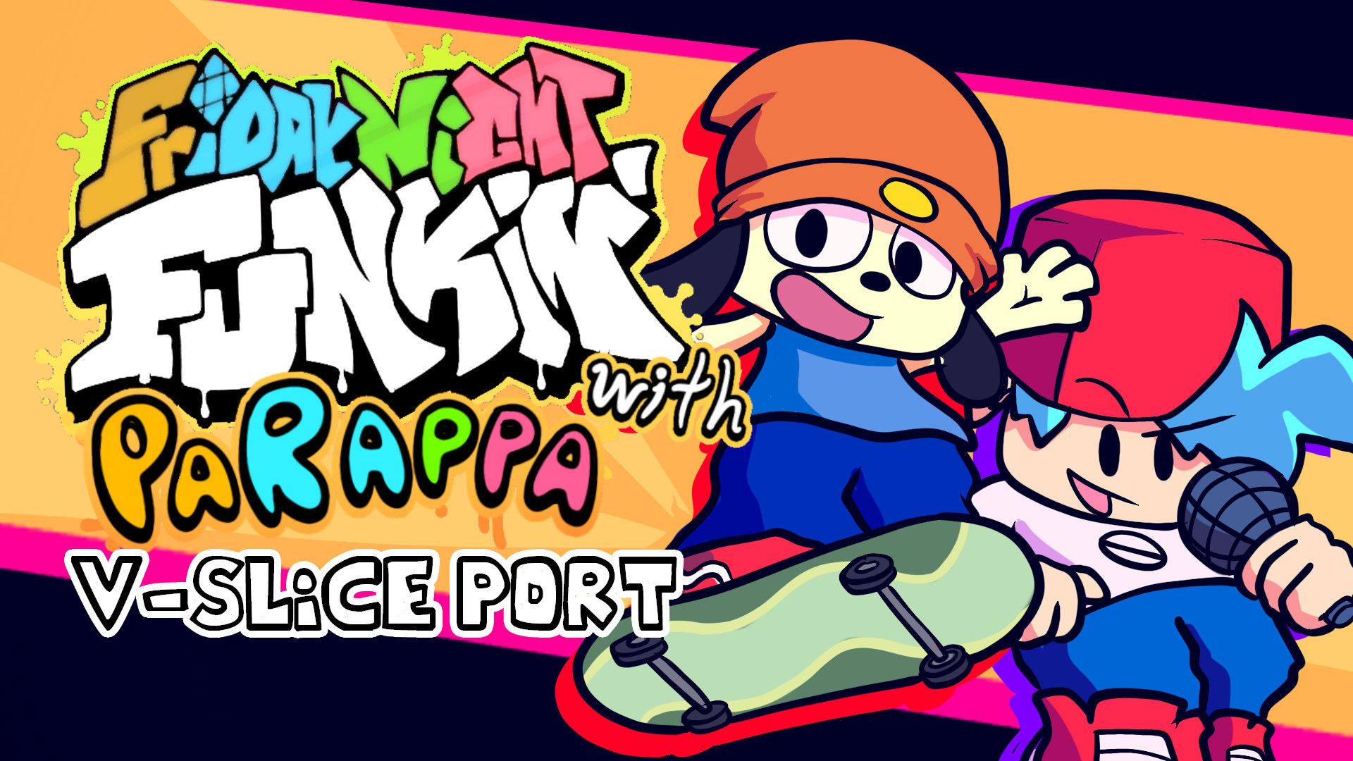 FNF With Parappa V-Slice Port Work In Progress for Friday Night Funkin ...