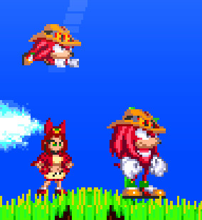 Sonic OVA & Knuckles (KNUCKLES DEMO) Work In Progress for Sonic 3 A.I.R ...