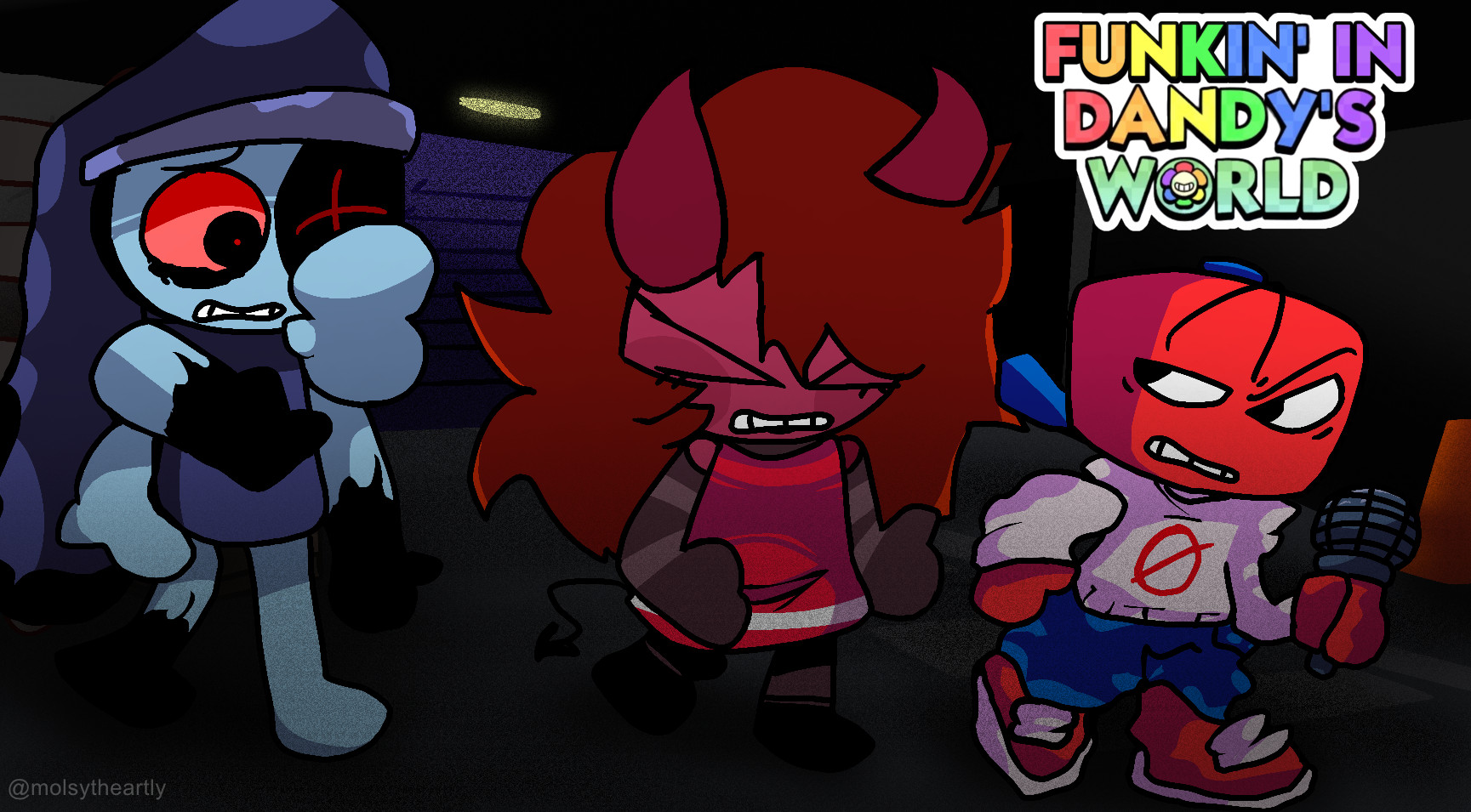 FNF: Funkin’ in Dandy's world Work In Progress for Friday Night Funkin ...