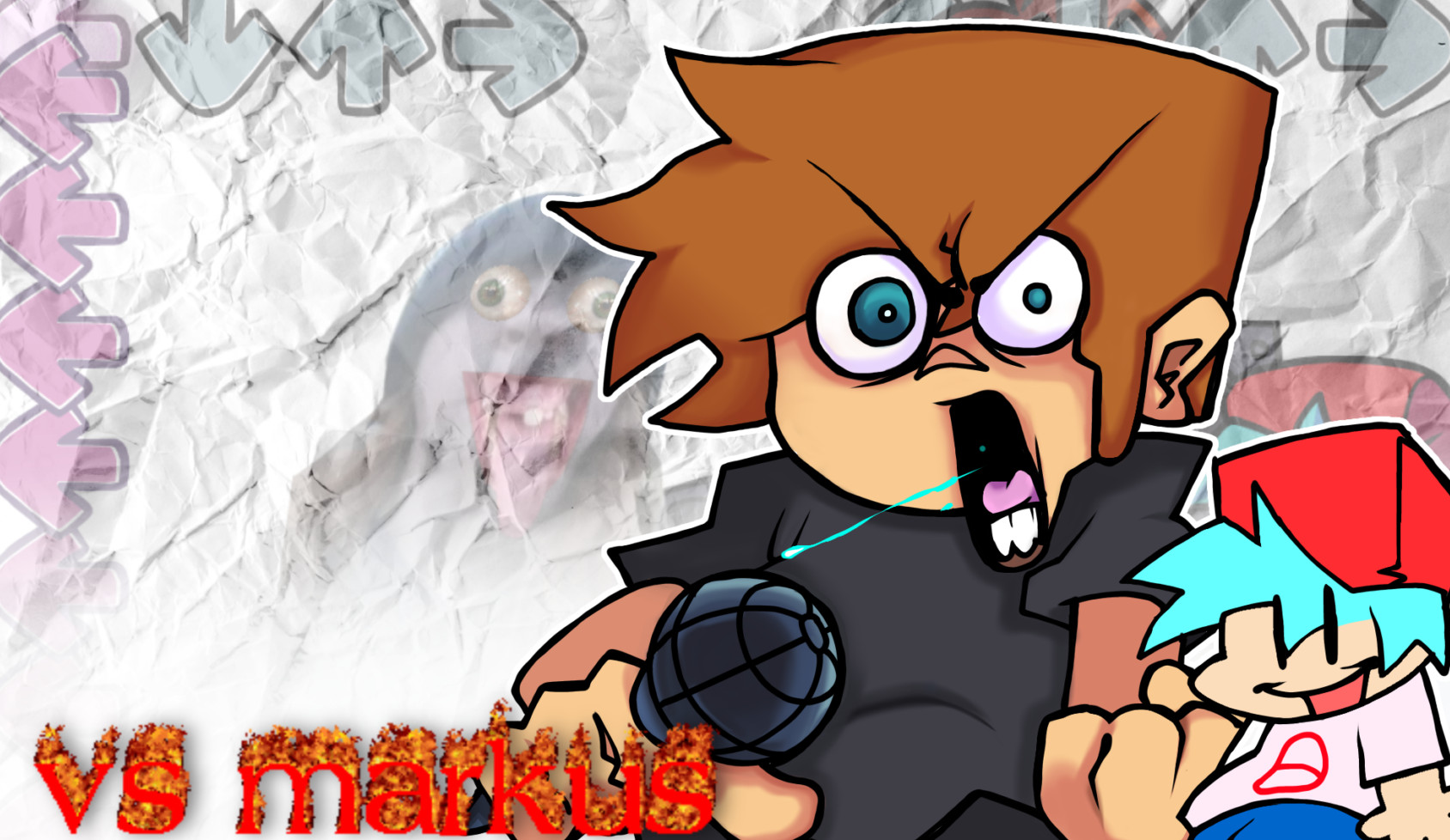 Vs Markus V1 Work In Progress for Friday Night Funkin' | FNF Works In ...