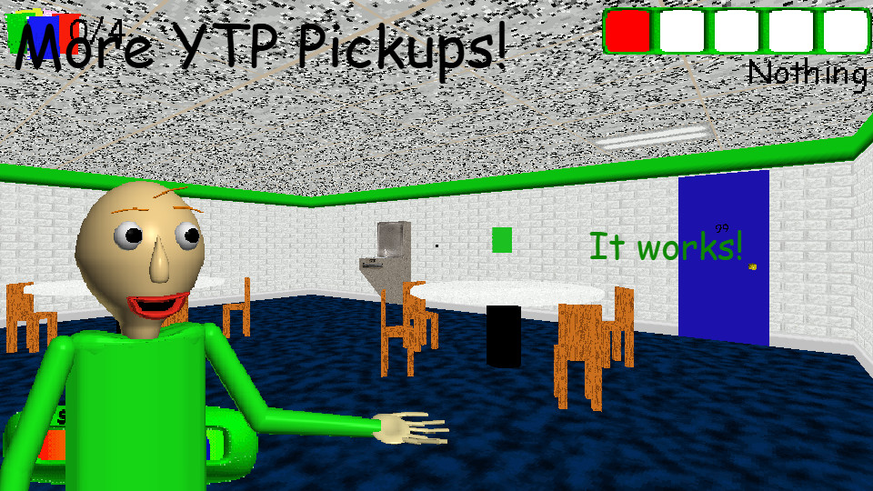 (0.7.x) Custom YTP Pickups! Work In Progress for Baldi's Basics | Baldi ...