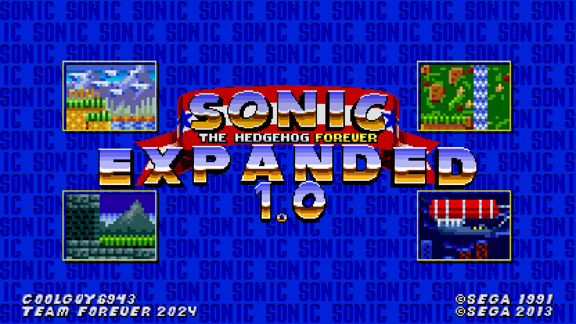 S1F Expanded 1.0 Work In Progress for Sonic the Hedgehog Forever | S1F ...